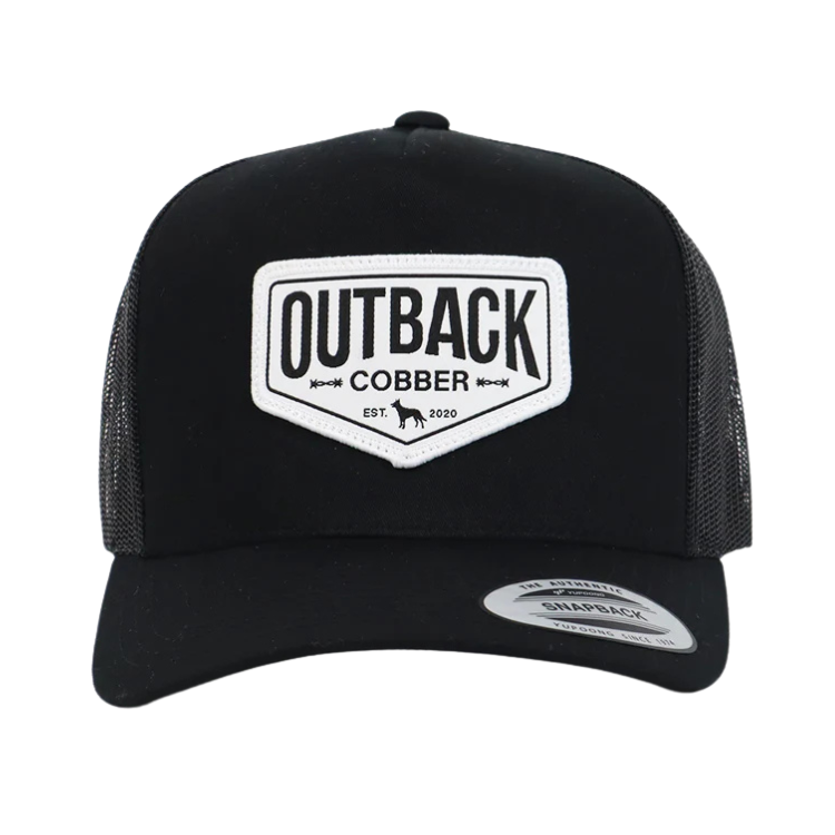 Outback Cobber Winton Trucker Cap - Black – AustralianGear