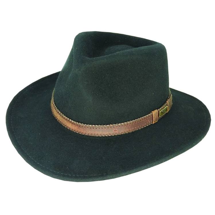 Flinders Buck Wool Felt Outback - Black – AustralianGear