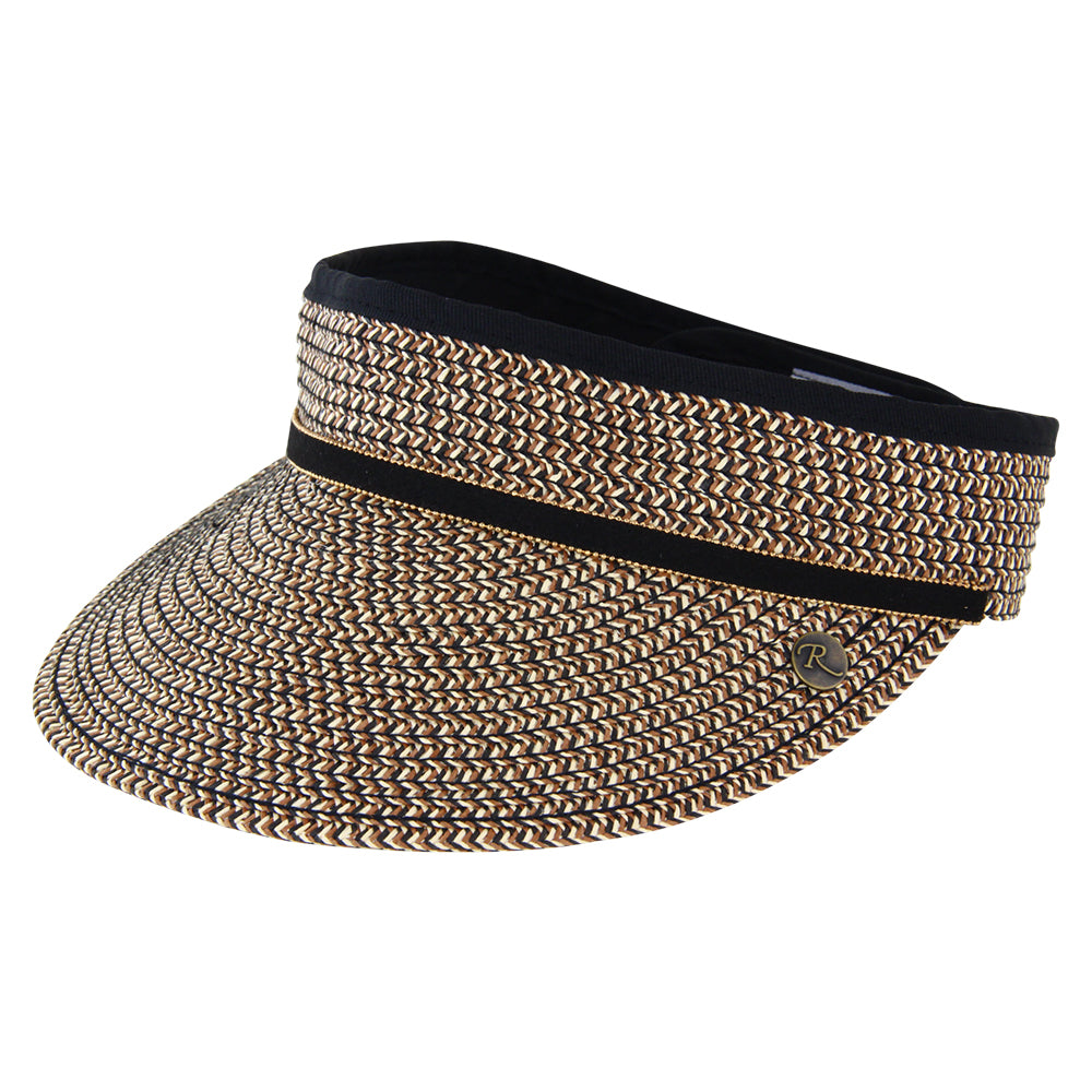 Before Dark - Cosmopolitan Braided Visor - Black/Ivory – AustralianGear