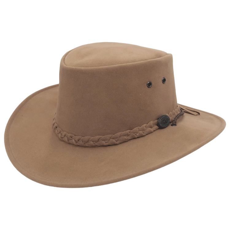 Kakadu Soaka Suede Hat - Fawn – AustralianGear