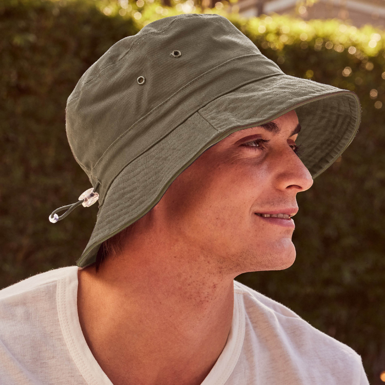 Cancer Council Jester Bucket Hat - Khaki Green – AustralianGear